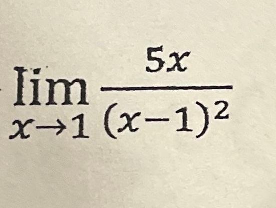 Solved answer is DNE and tends to infinity but how do i | Chegg.com