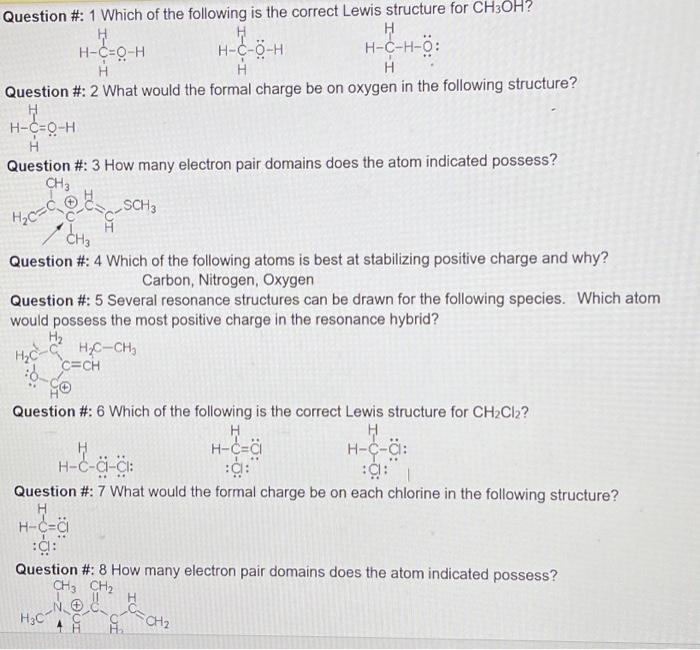 Solved Question #: 1 Which of the following is the correct | Chegg.com
