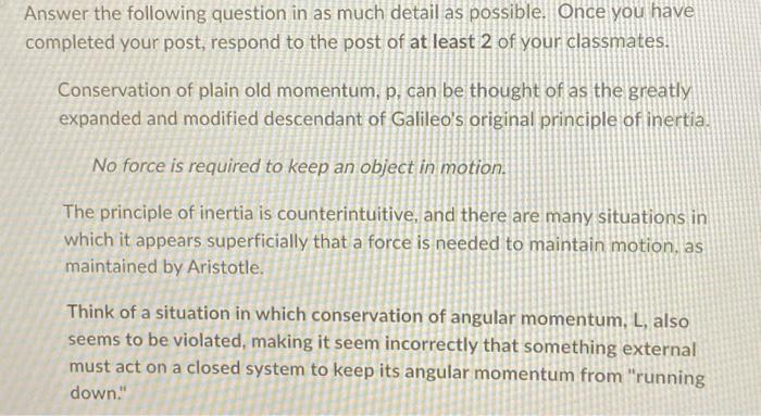 Solved nswer the following question in as much detail as | Chegg.com