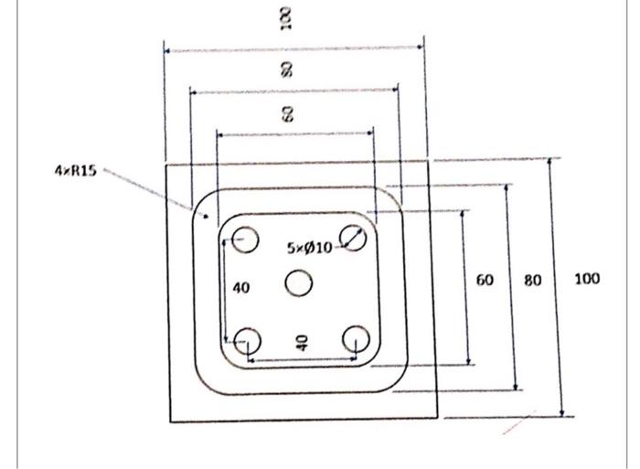 Solved Use CNCSimulator to Solve the Following :A- Create a | Chegg.com