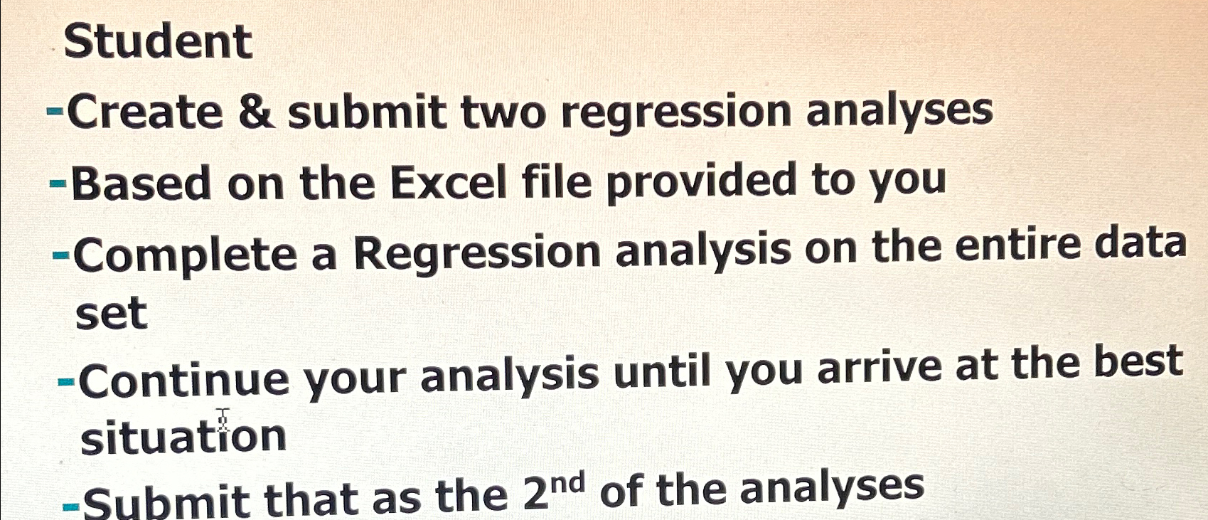 Solved StudentCreate & submit two regression analyses-Based | Chegg.com