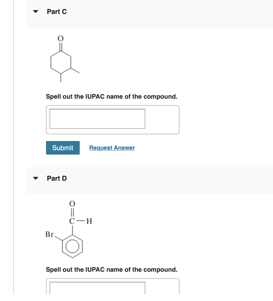 Solved Spell out the IUPAC name of the compound.You have | Chegg.com