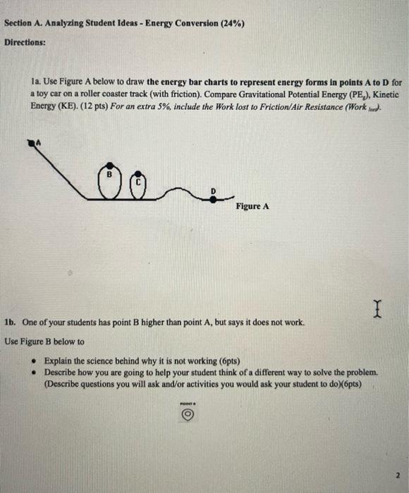 Solved Section A. Analyzing Student Ideas - Energy | Chegg.com