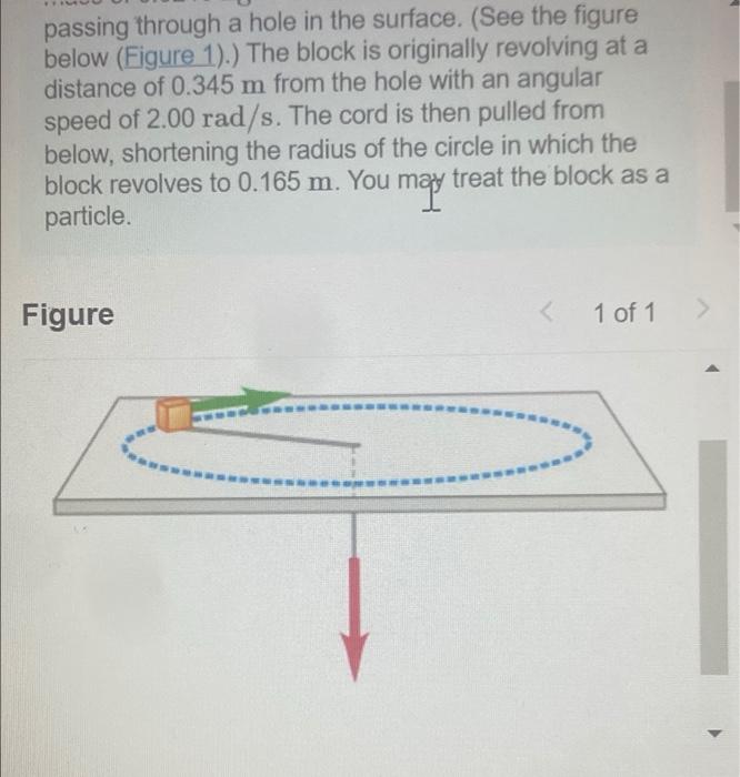 Solved Problem 10.29 A small block on a frictionless | Chegg.com