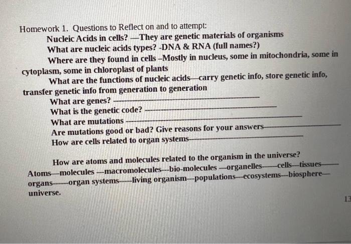 Solved The genetic code What are the possible codes for | Chegg.com
