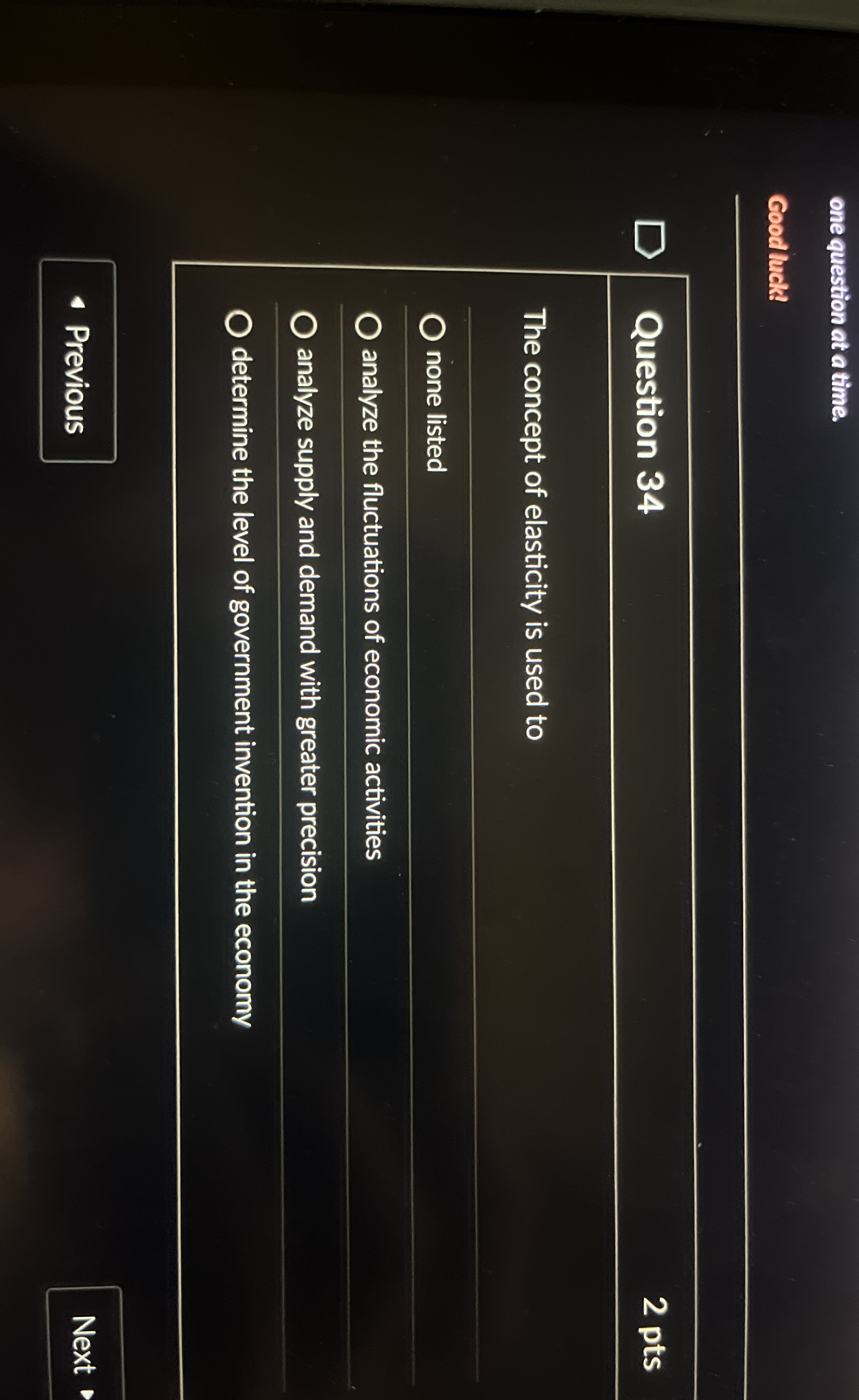 Solved one question at a time.Goodluck?Question 34The | Chegg.com