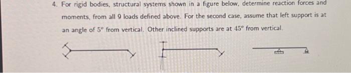 Solved 1. For given distributed loads, see figures below, | Chegg.com