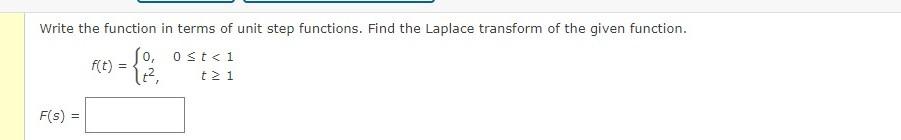 Solved Use (8), ∫0tf(τ)dτ=L−1{sF(s)}, to evaluate the given | Chegg.com