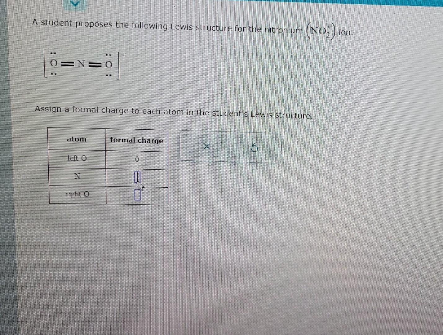 Solved A student proposes the following Lewis structure for | Chegg.com