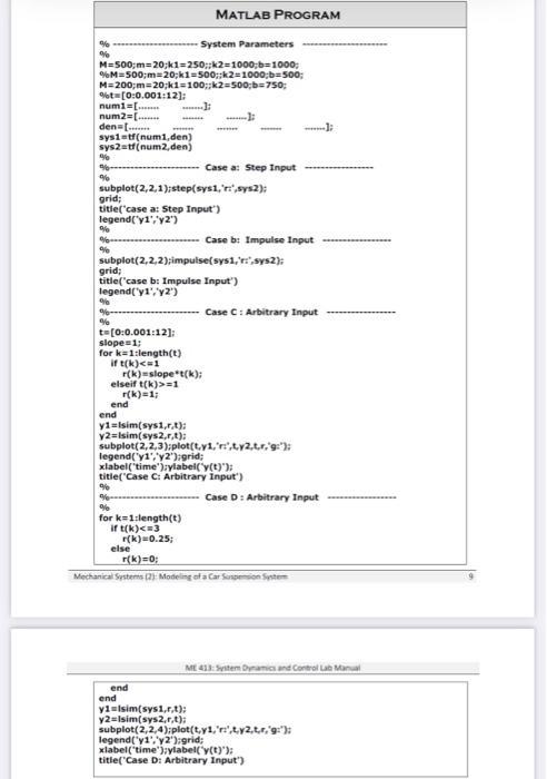 6. Use MATLAB to plot the responses x1(t) and x2(t) | Chegg.com