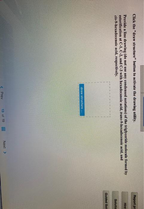 Solved Click the "draw structure" button to activate the | Chegg.com