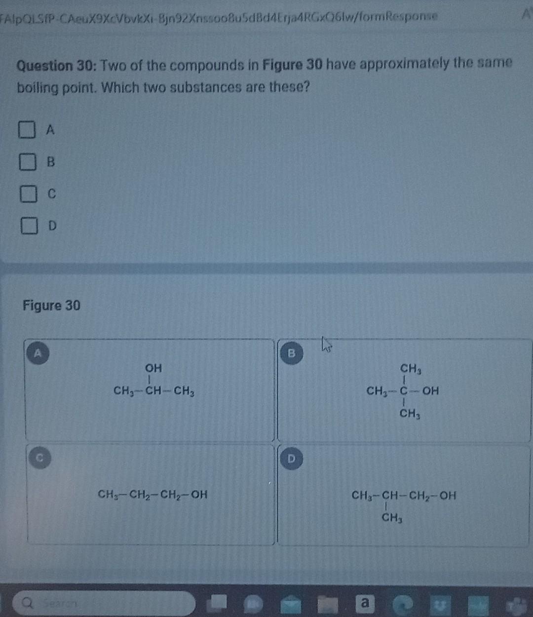 Solved Question 30: Two of the compounds in Figure 30 have | Chegg.com
