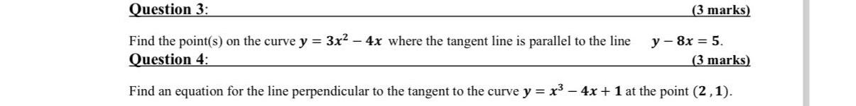 Solved Find the point(s) ﻿on the curve y=3x2-4x ﻿where the | Chegg.com