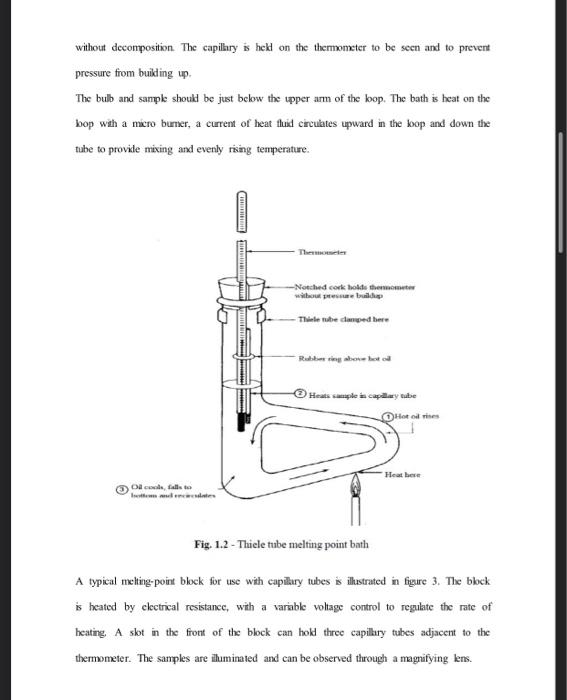Solved MELTING POINT, BOILING POINT AND pH MELTING POINT Aim | Chegg.com