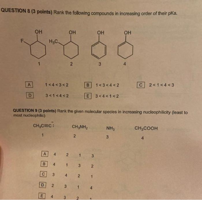 Solved QUESTION 6 ( 3 points) Identify the type of reaction | Chegg.com