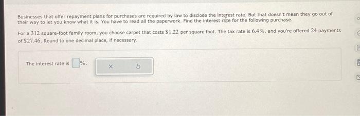 Solved Businesses that offer repayment plans for purchases | Chegg.com