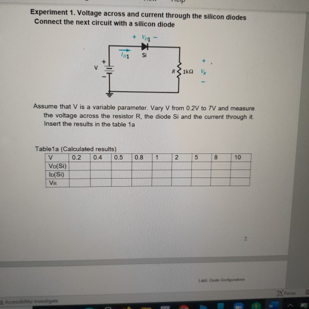 Diode Configurations OBJECTIVE To develop the ability | Chegg.com