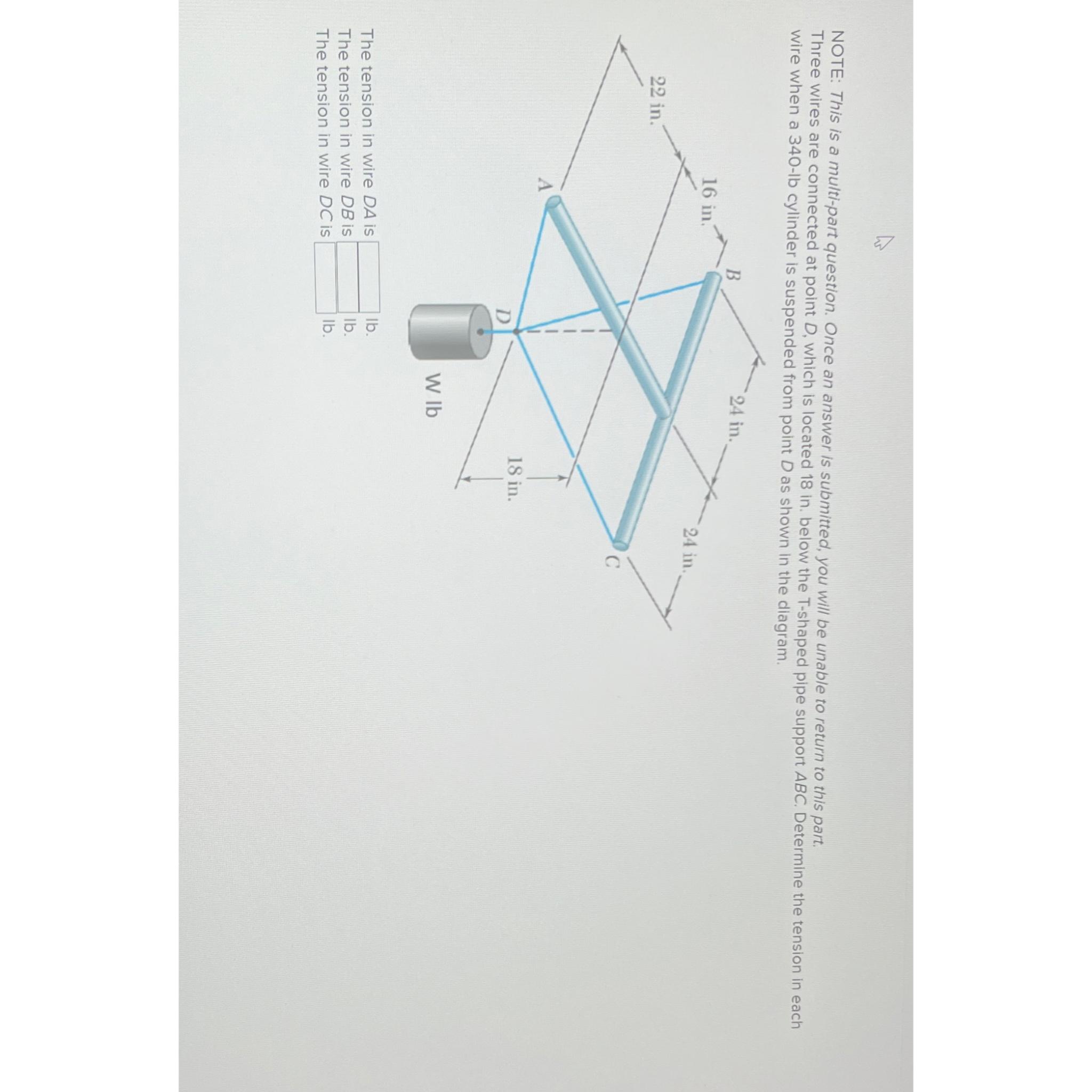 Solved I want all the tensions solved with detailed steps | Chegg.com