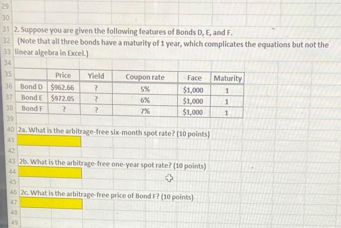 2. Suppose you are given the following features of | Chegg.com