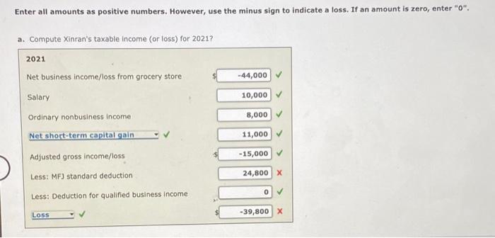 Solved Problem 7-44 (LO. 7) Xinran, who is married and files | Chegg.com