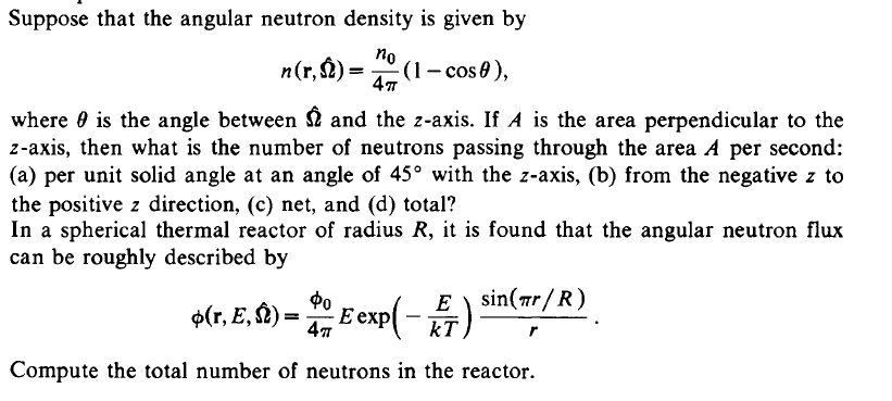 Solved Subquestion 1.1Suppose that the angular neutron | Chegg.com