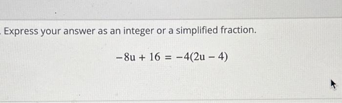 Solved Express your answer as an integer or a simplified | Chegg.com