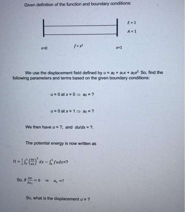 Solved Given definition of the function and boundary | Chegg.com