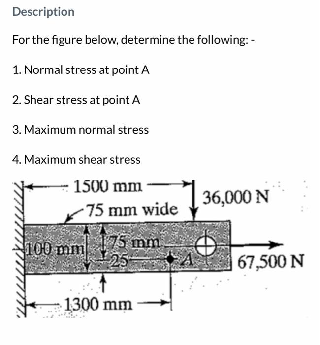 Solved 4. Maximum shear stress | Chegg.com