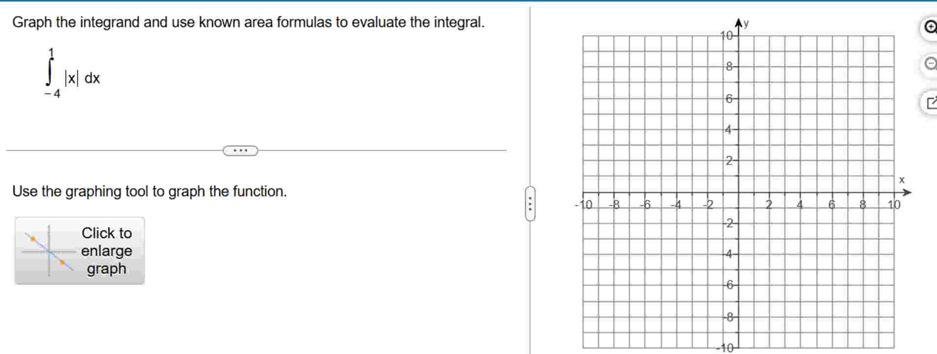 Solved Graph the integrand and use known area formulas to | Chegg.com