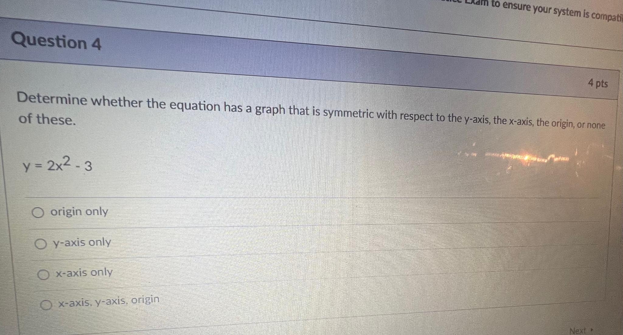 Solved Determine whether the equation has a graph that is | Chegg.com