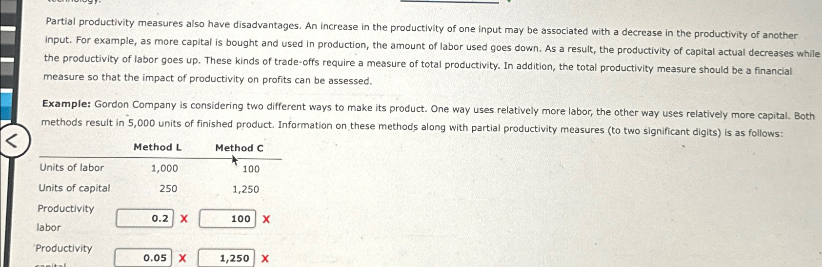 Solved Partial productivity measures also have | Chegg.com