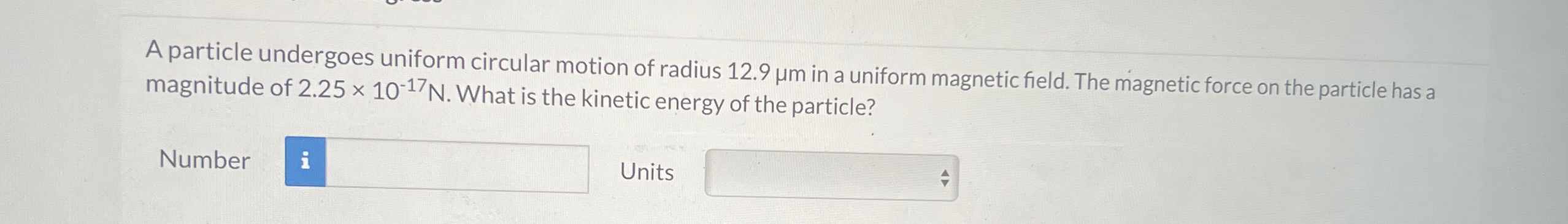 Solved A particle undergoes uniform circular motion of | Chegg.com