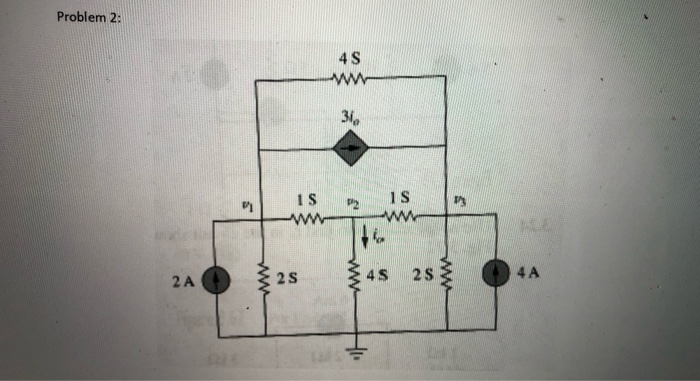 Solved Problem 2: 4S 31 IS IS ww 2A 2S 4S 4A 25 W w | Chegg.com