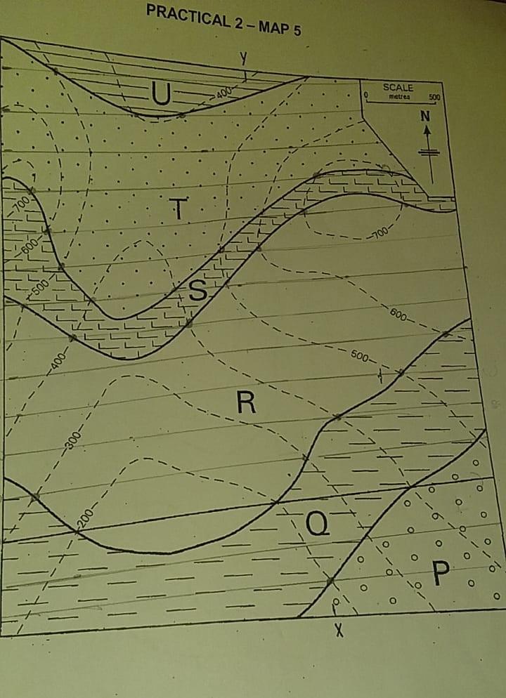 GEOL2016 MAPWORK FOR GEOLOGISTS PRACTICAL 2-MAP 4 | Chegg.com