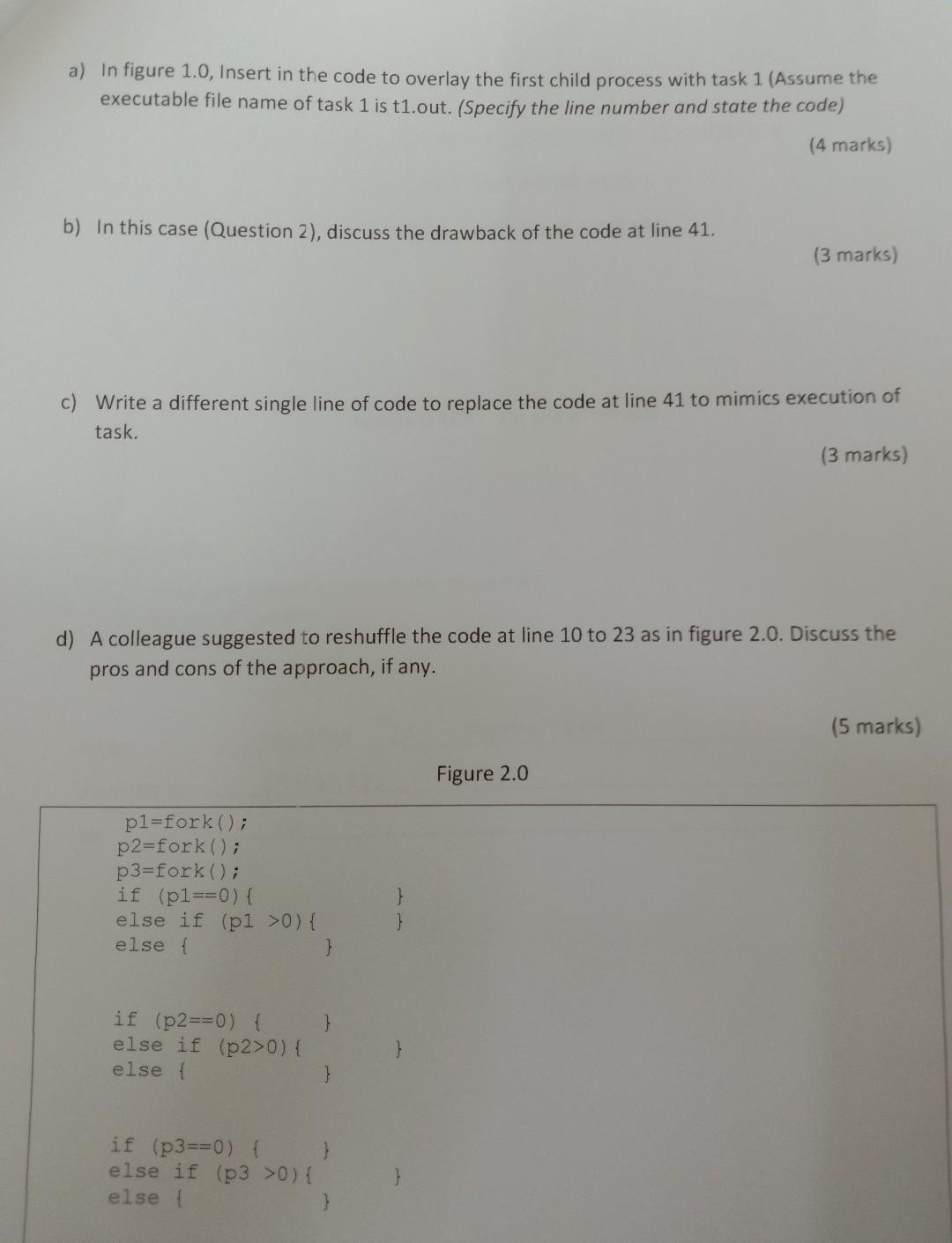 a) In figure 1.0, Insert in the code to overlay the | Chegg.com