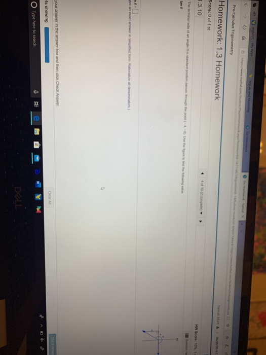 Solved Pre-Calculus Trigonometry Homework: 1.3 Homework | Chegg.com