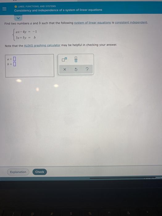 Solved LINES, FUNCTIONS AND SYSTEMS III Consistency and | Chegg.com