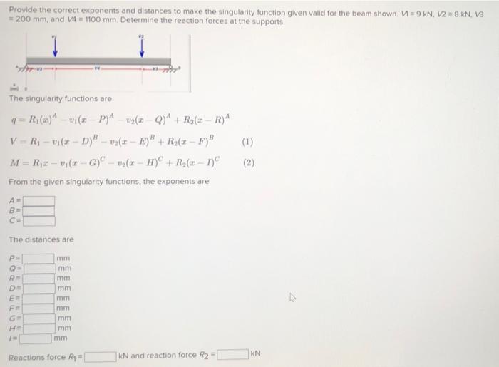 Solved Provide the correct exponents and distances to make | Chegg.com