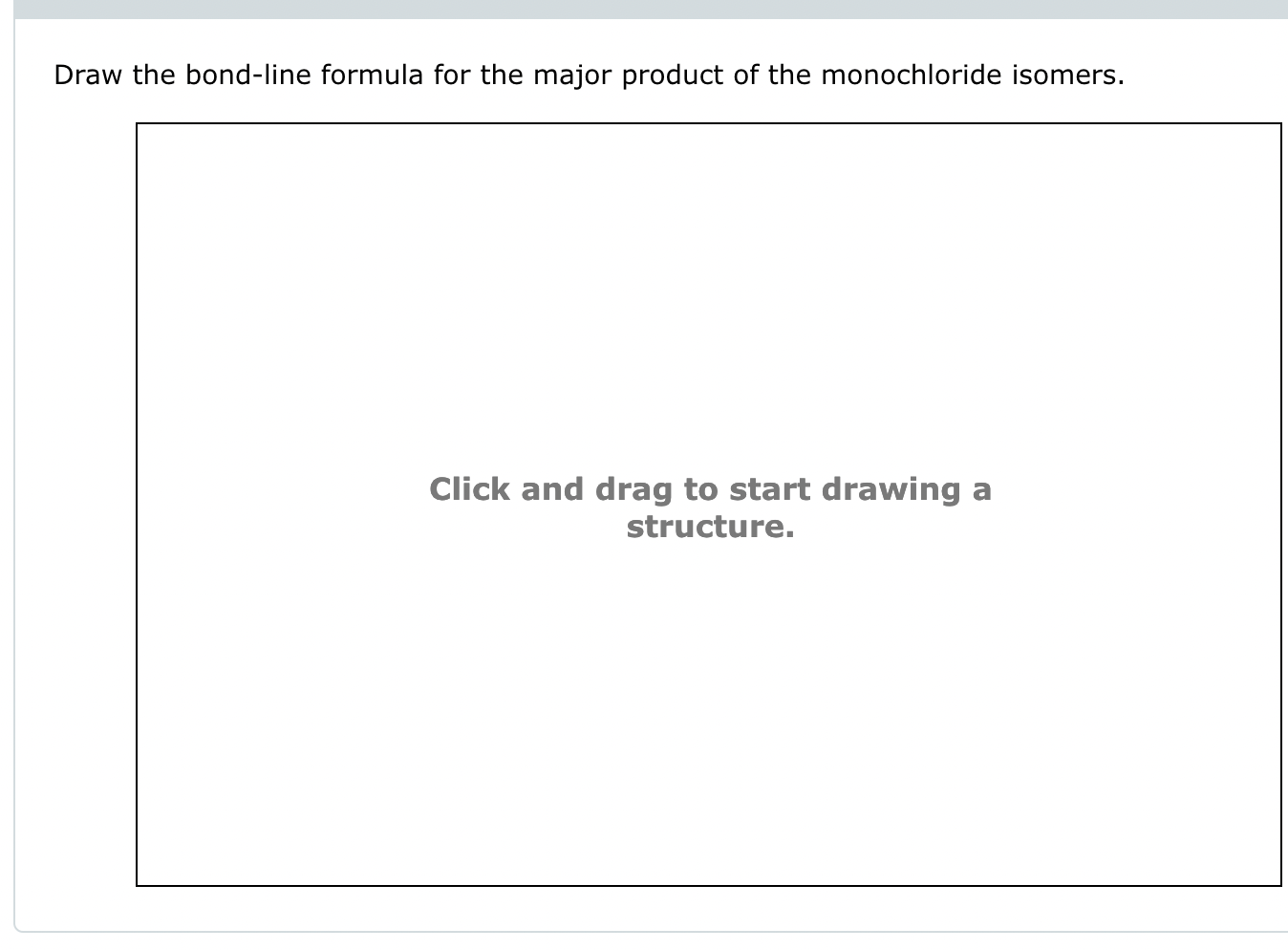 Draw the bond-line formula for the major product of | Chegg.com