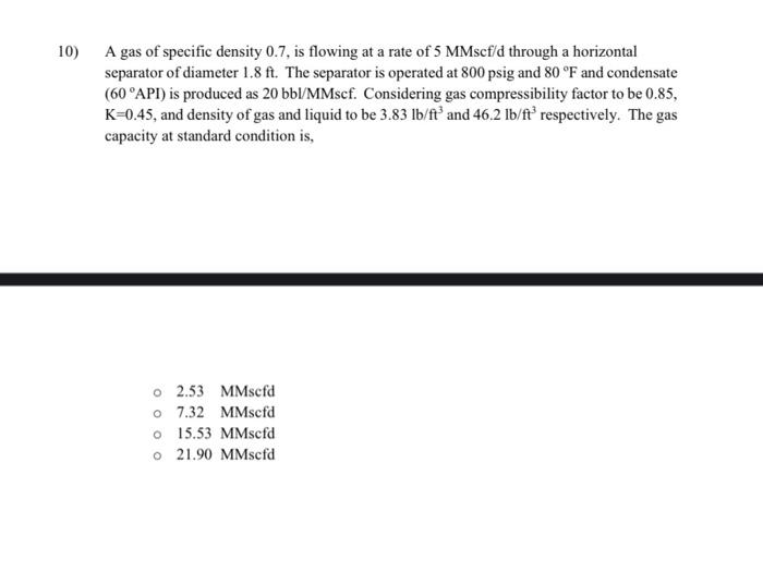 A three-phase vertical separator with baffle plate | Chegg.com