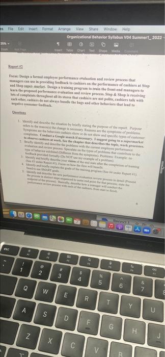 File Edit insert Format Arrange View Share Window | Chegg.com