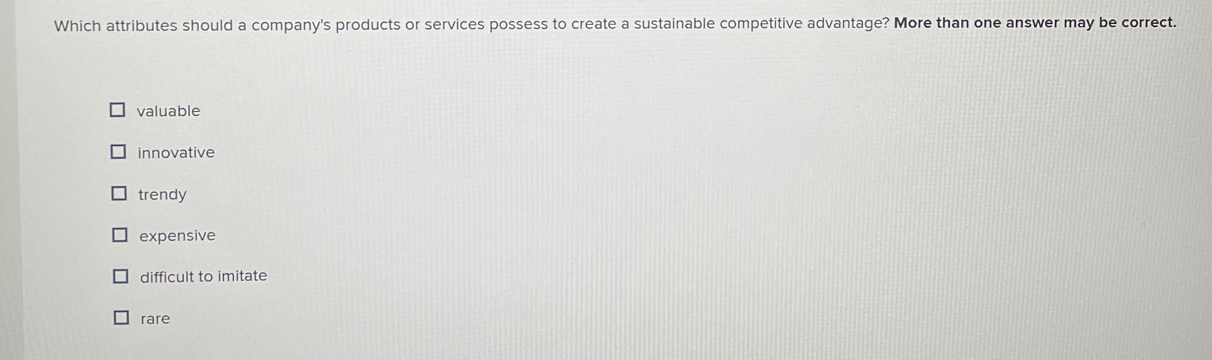 Solved How to solve Which attributes should a company's | Chegg.com