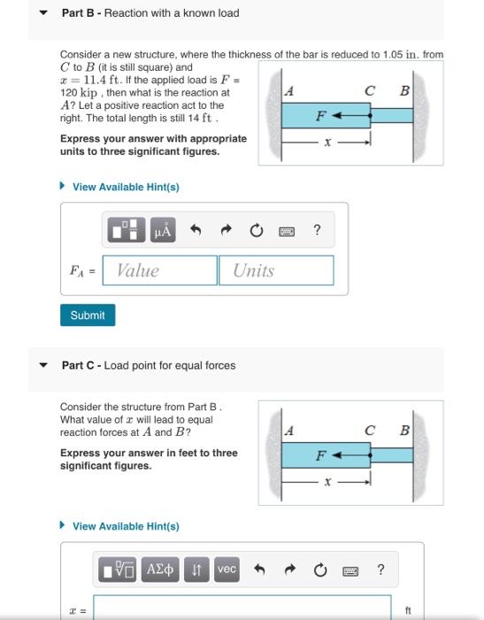 Solved Learning Goal: To solve for forces in statically | Chegg.com