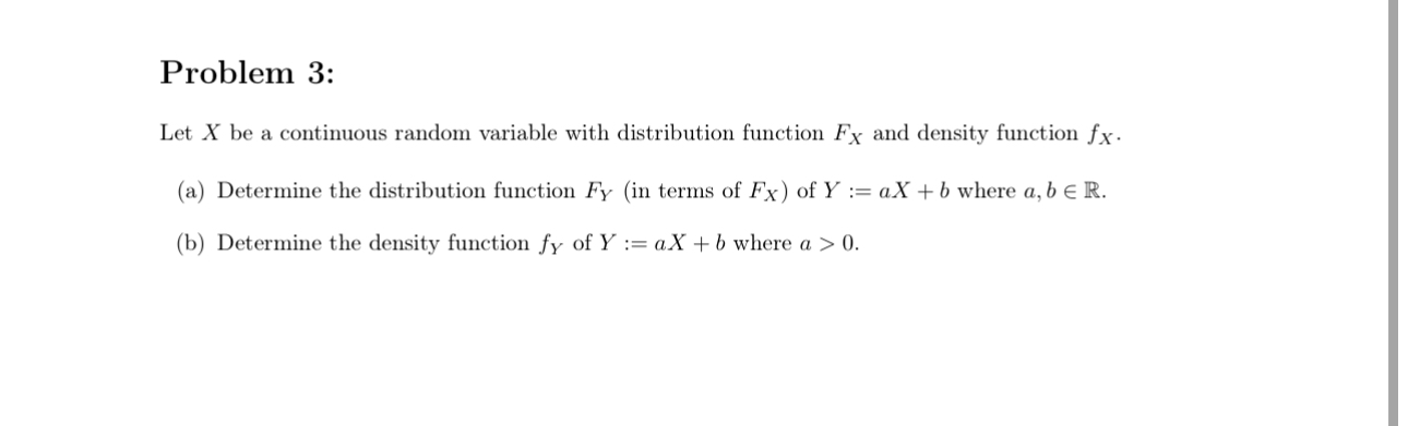 Solved Problem 3let X ﻿be A Continuous Random Variable With