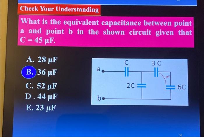 Solved Check Your Understanding What is the equivalent | Chegg.com