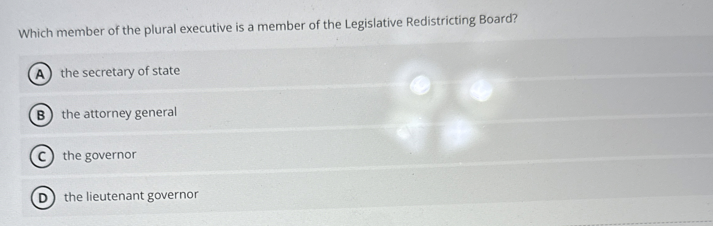 Solved Which member of the plural executive is a member of | Chegg.com