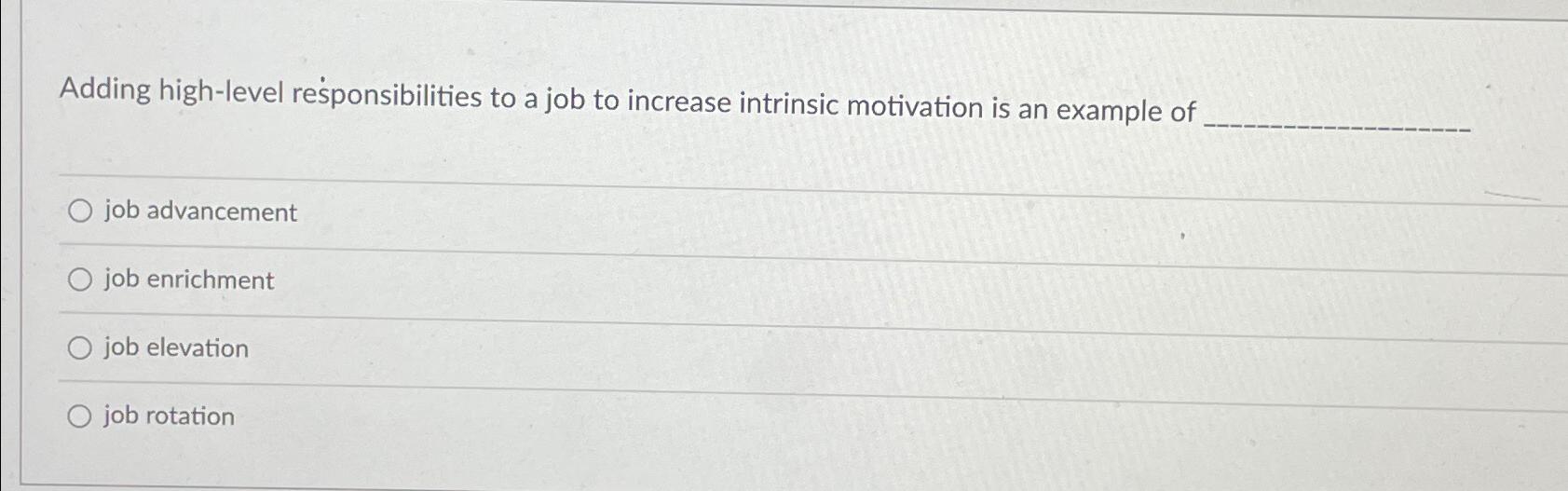 Solved Adding high-level responsibilities to a job to | Chegg.com