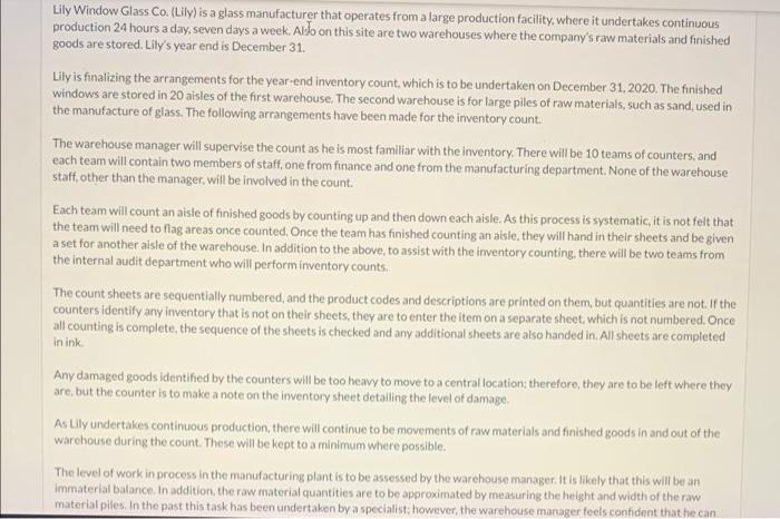 A copy of the auditor's working paper for auditing | Chegg.com