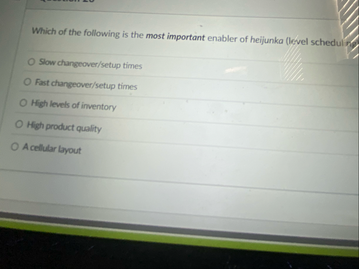 Solved Which of the following is the most important enabler | Chegg.com