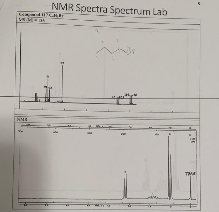 Solved NMR Spectra Spectrum Lab | Chegg.com